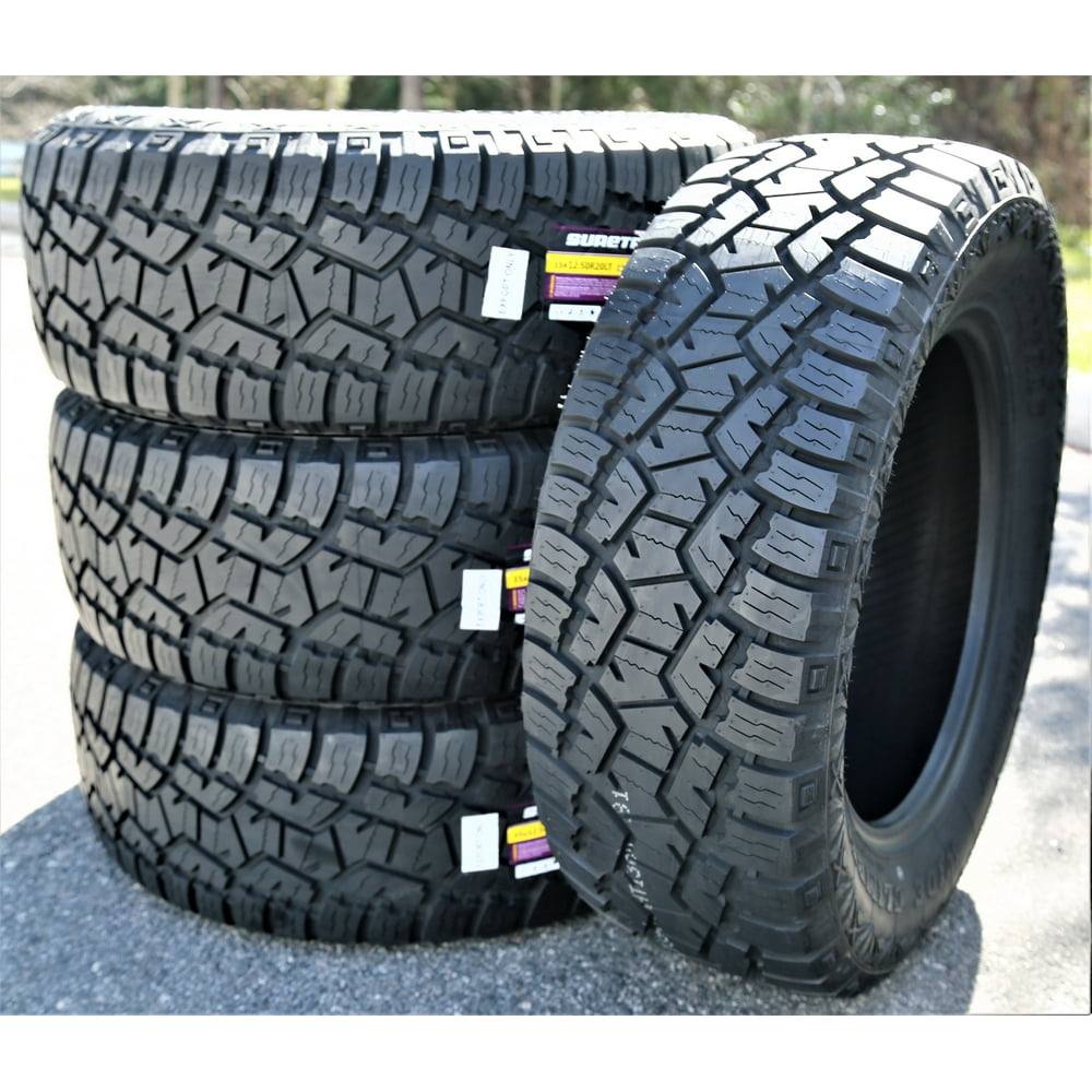 Set of 4 (FOUR) Suretrac Wide Climber A/T II LT 35X12.50R20 E (10 Ply ...