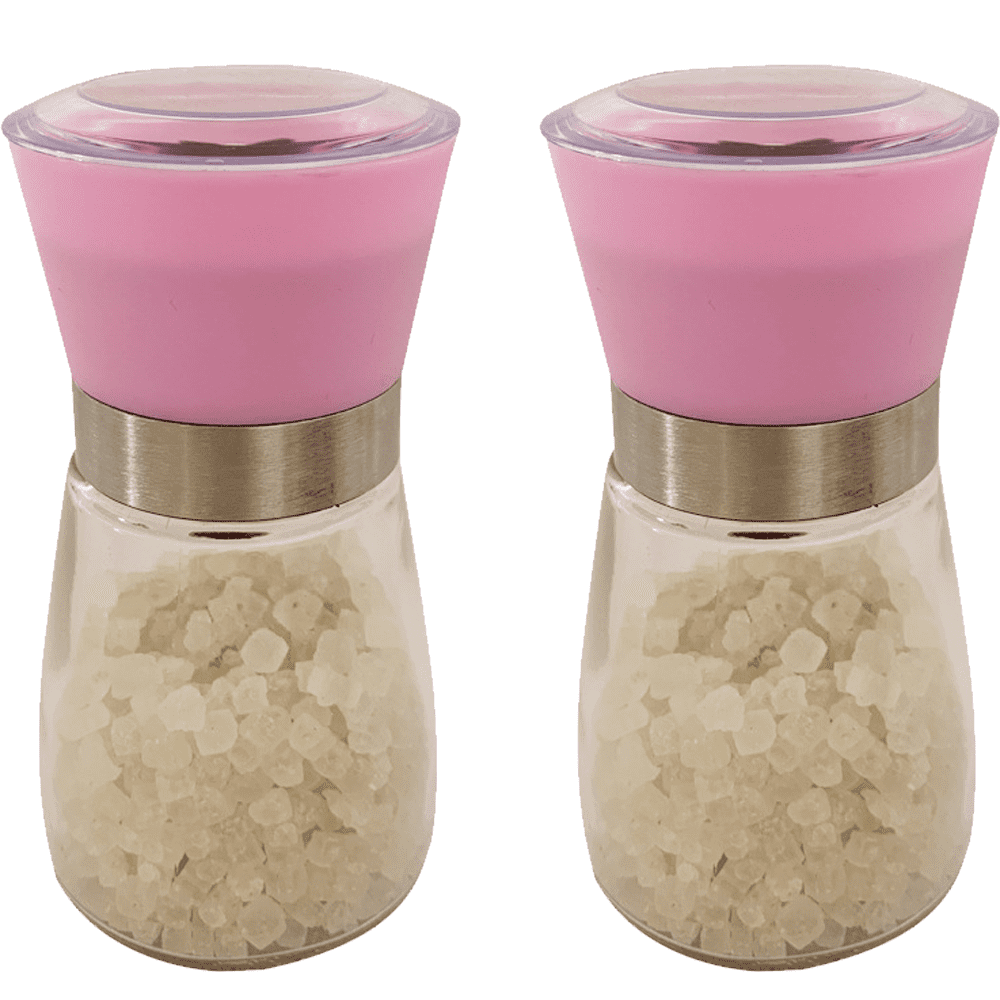 Salt and Pepper Grinder Set - Adjustable Spice Ceramic Grinders Mill ...