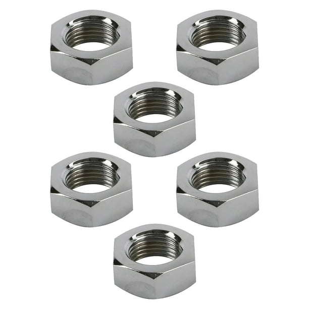 Chrome Steel Jam Nut, 5/8 Inch-18 RH NF Fine Thread - Walmart.com ...