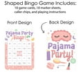 Big Dot of Happiness Pajama Slumber Party - Bingo Cards and Markers ...