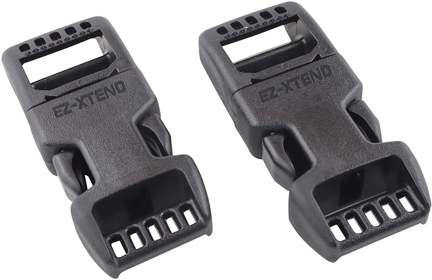 EZ-Xtend Extra HD Side Release Buckle Acetal (Black, 2 Pack - Buckles ...
