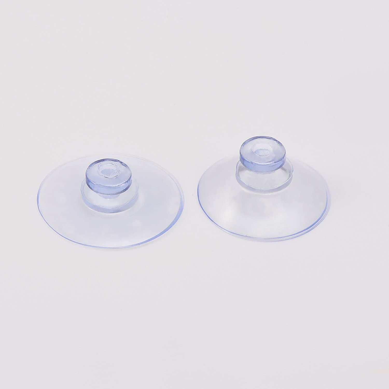 Juego de 20 ventosas pequeñas de plástico transparente, sin gancho, 30 ...