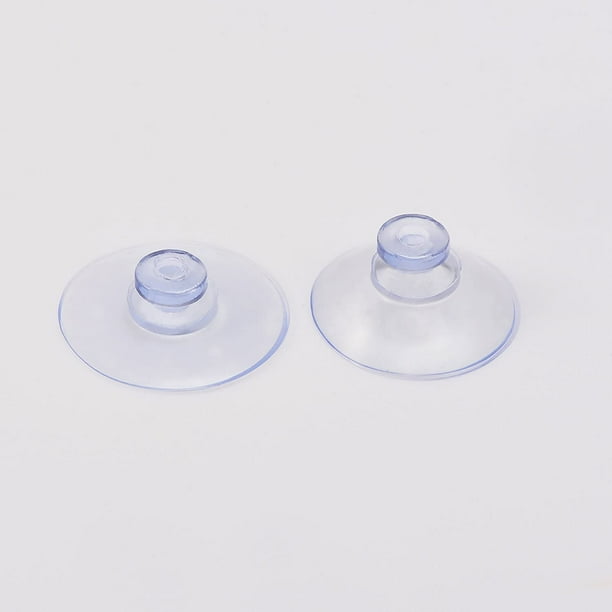 Juego de 20 ventosas pequeñas de plástico transparente, sin gancho, 20 mm | Walmart en línea