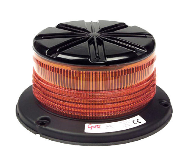 Grote 76663 - Emergency Lighting, Yellow, Roto-Beacon, LED, 360 Degrees ...