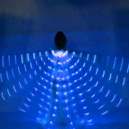 LED Isis Wings Belly Dance Wings Colorful LED Butterfly Wings with ...