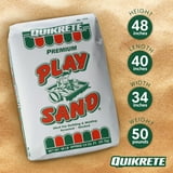 QUIKRETE Washed Play Sand for Sandboxes, Landscaping, Litter Boxes, 50 ...