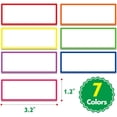 42 PCs Thickened Magnetic Dry Erase Reusable Name Tag Label Plate Neon ...