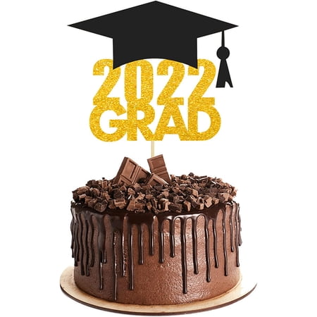 CHIKEN 2022 Graduation Season Cake Toppers Mini Cake Decorations ...