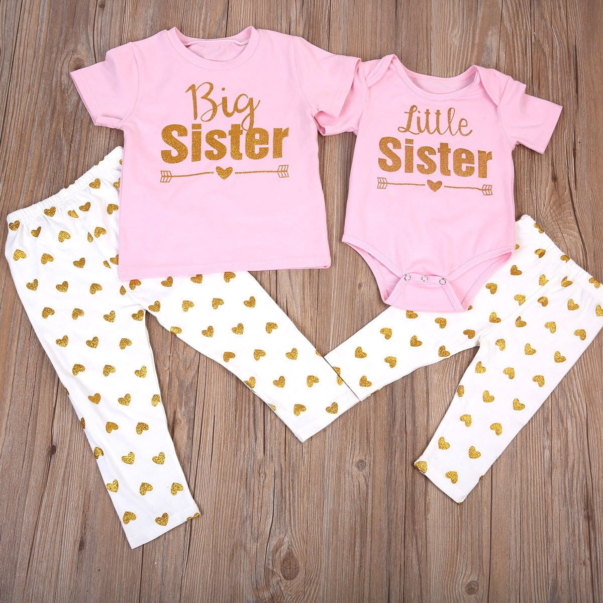 Click here for Eyiiye Baby Kids Girl Match Clothes Big Sister T-S... prices