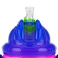 Nuby Flip N Sip Straw Sippy Cup, Green/Pink, 8 fl oz, 2 Count - Walmart.com