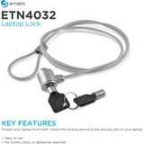Ematic Laptop Anti-Theft Security Lock with Pair of Keys (ETN4032 ...