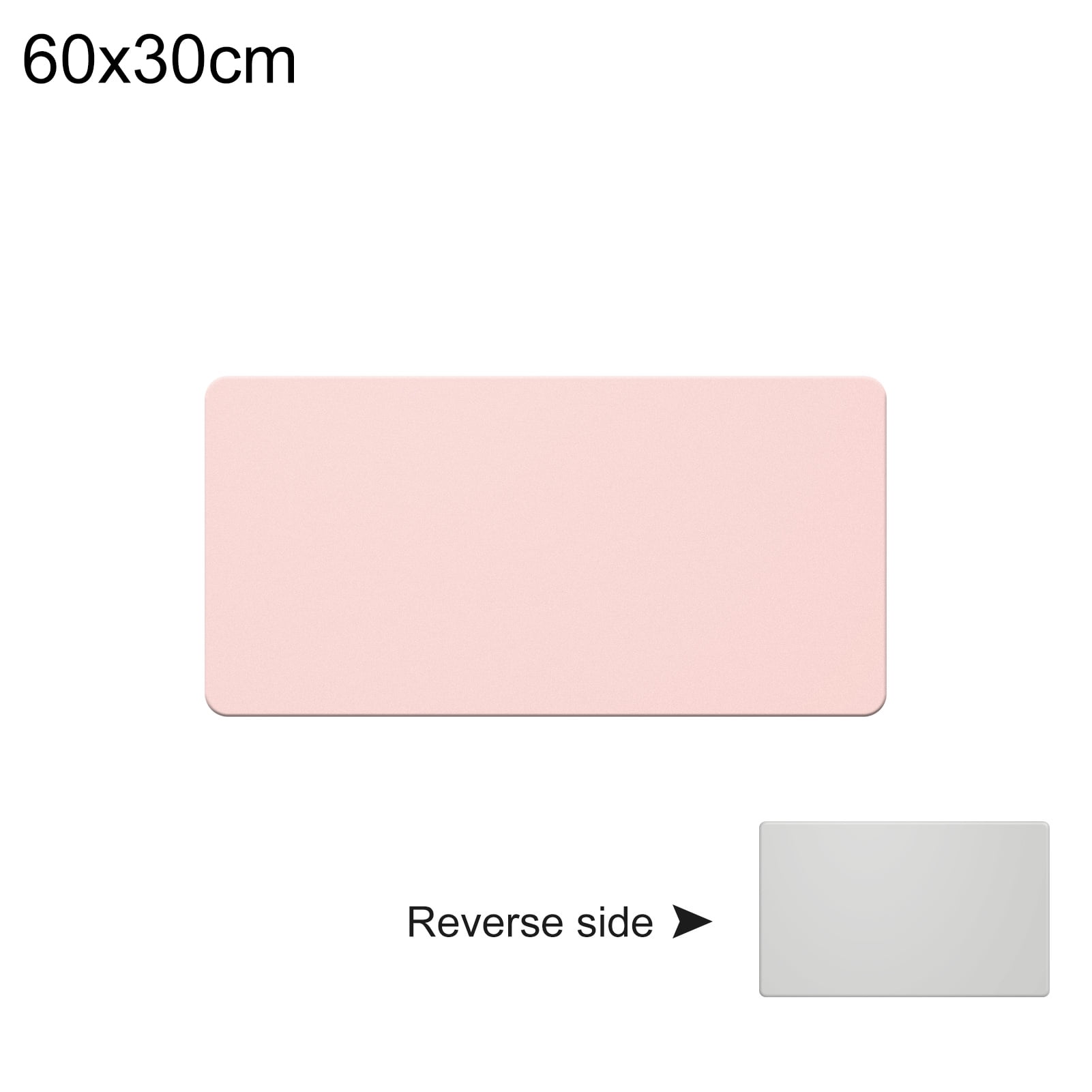 FaLX Mouse Pad Two-sided Use Anti-slip Faux Leather Waterproof Thicken ...