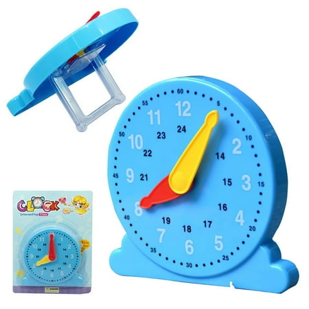 Clock Toy Kids Learning Clock Learning Watches Clock Model Adjustable ...