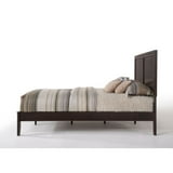 Hassch Madison Queen Bed In Espresso 85"L x 64"W x 52"H Box Spring ...