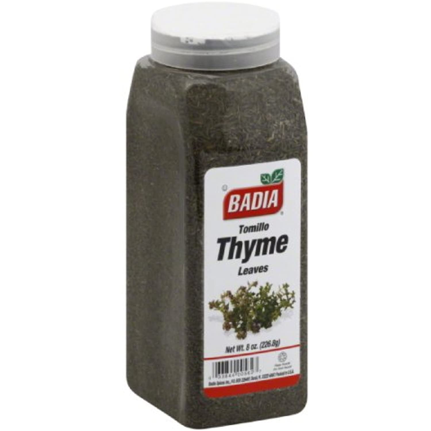 Badia Spices Inc Spice, Thyme Leaves, Whole, 8-Ounce (Pack Of 3 ...