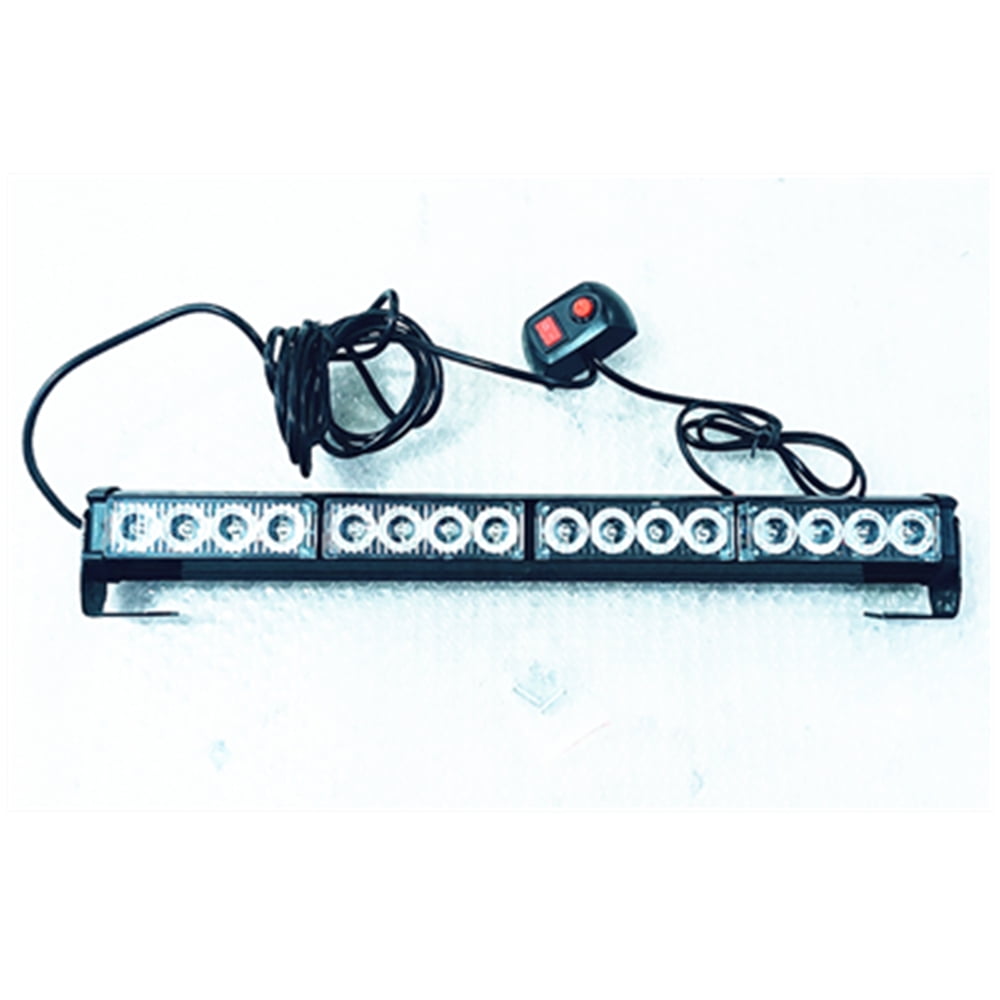 16 LED 12V Car Truck LED Strobe Light Flashing lights White+Green ...