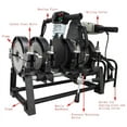 TECHTONGDA HDPE Butt Fusion Welding Machine 4 Clamps Pipe Fusion Welder ...