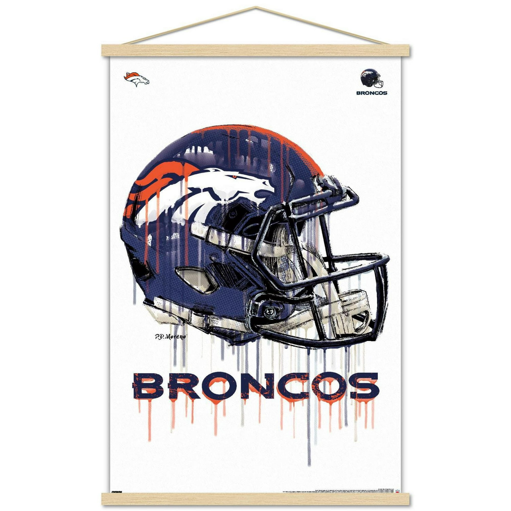 Click here for Trends International Nfl Denver Broncos - Drip Hel... prices
