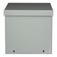 NEMA 3R Electrical Enclosure - 6x6x6 Inch Galvanized Steel - Outdoor ...