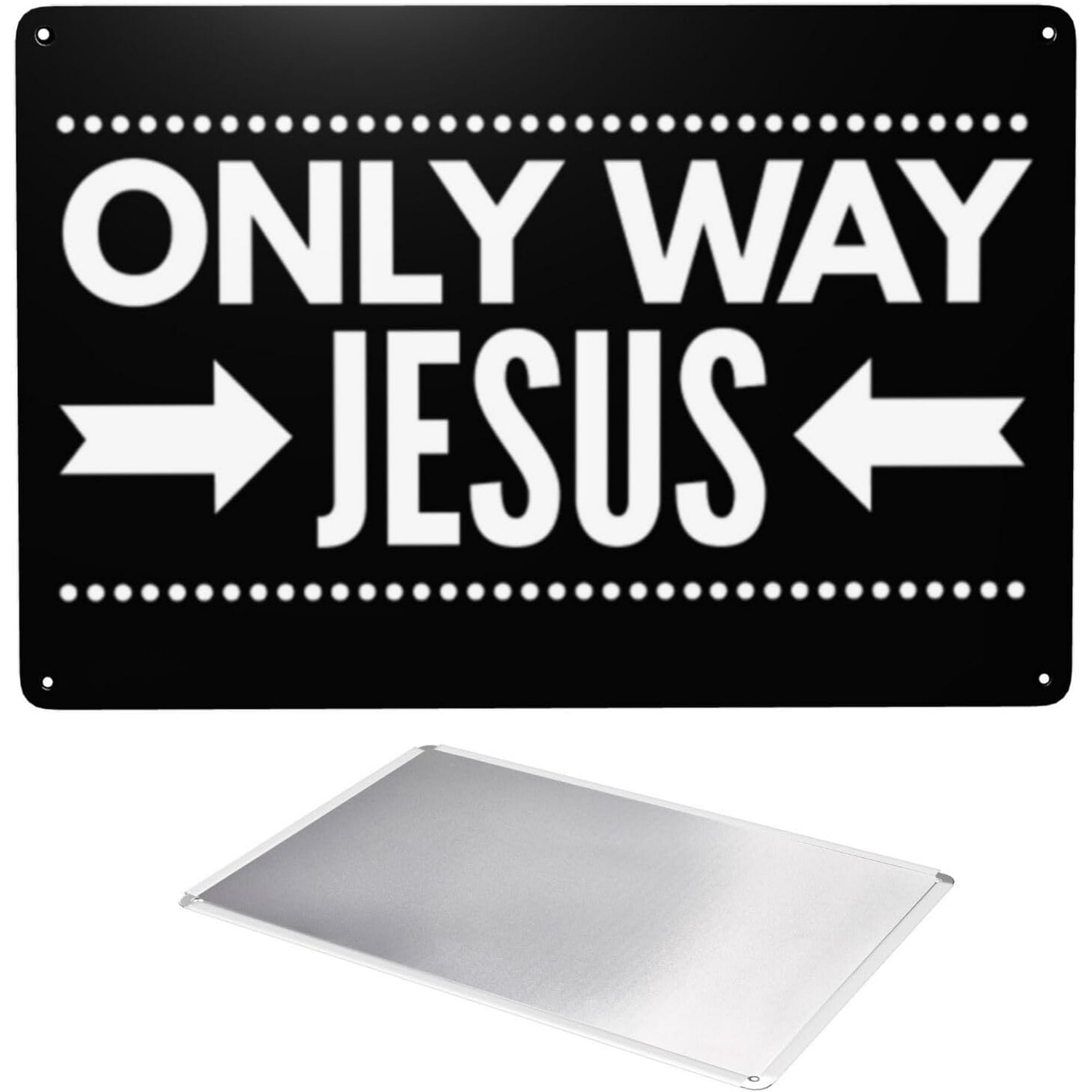 Click here for Aocisuki Only Way Is Jesus Christian Metal Tin Sig... prices