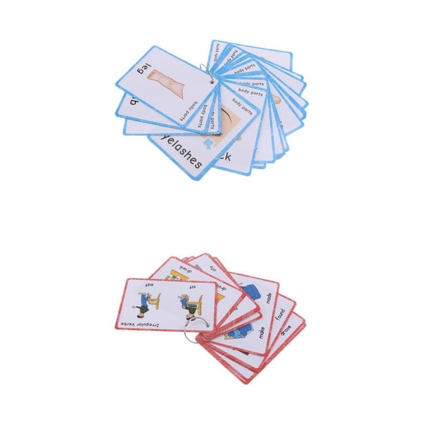 Juego de Tarjetas Flash de Primeras Palabras de 600 Piezas, Imágenes de ...