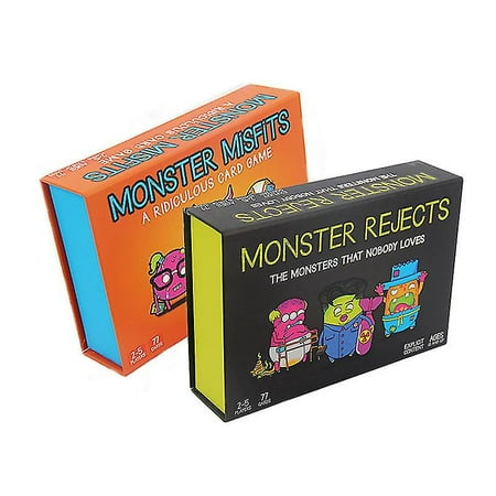 Monster Misfits Reject Monster Board Game Card Adult Board GameMonster ...