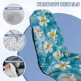 Bulopur Tropical Front Car Seat Cover Towel for Women Plumeria ...