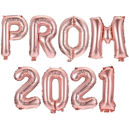 Prom 2021 Balloon Foil Number Balloons Big Sign Backdrop for Class of ...