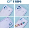 1box Acrylic Curb Chain for DIY Keychains Phone Case Decoration Jewelry ...