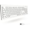 Ezsee Big Letter Multimedia Keyboard - Large White Print on Black Keys ...