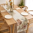 Butterfly Dining Table Runner, Roses Lavender Ferns French Countryside ...