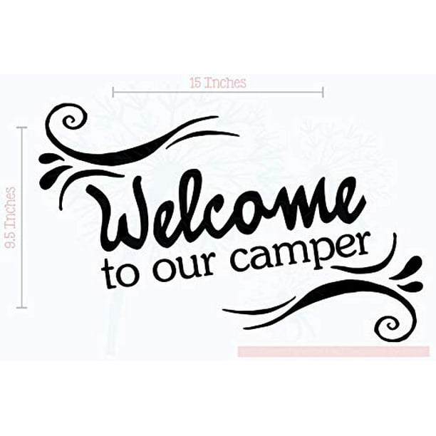 Welcome Vinyl Letters RV Wall Decor Stickers Quote Camper Art Decals ...