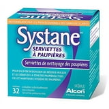 Systane Lid Wipes - Sterile Eyelid Cleansing Wipes, Allergy Eye Care ...
