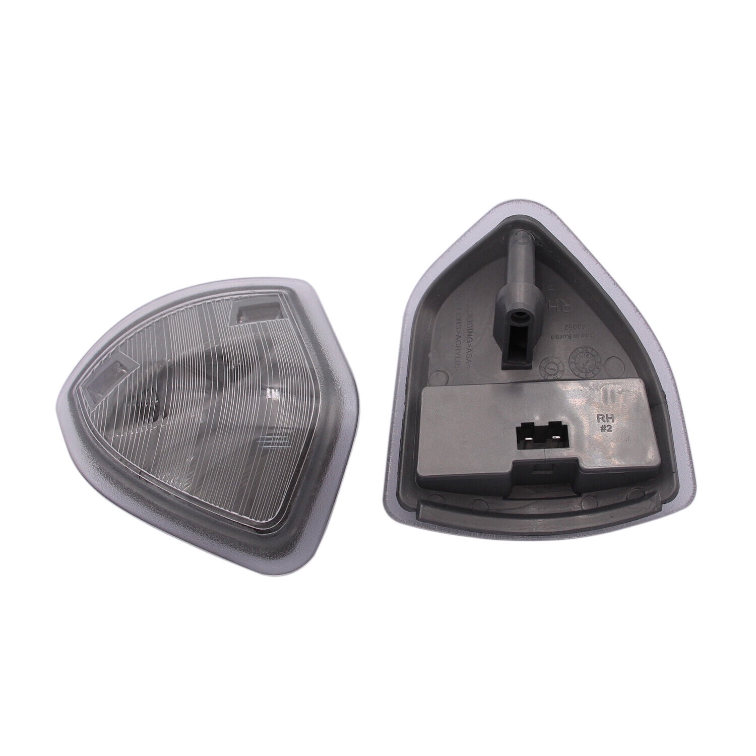 Left & Right Clear Towing Mirror Turn Signal Lens Fit for 11-18Ram 1500 ...