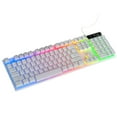 Keymaster RGB Backlit Gaming Keyboard, 104 Key, Spillproof, Ergonomic ...