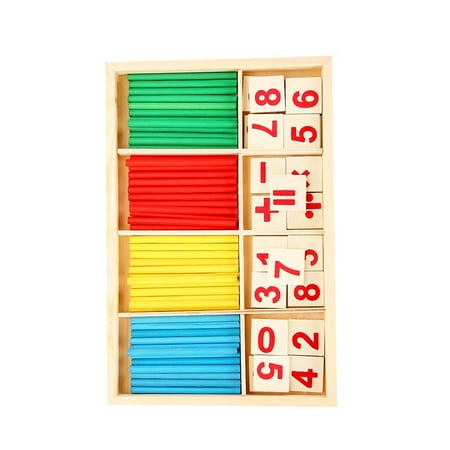 HURRISE Kids Educational Wooden Toy Set Baby Children Preschool Math ...