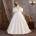 ITSAME Flower Girls Bow Slip Dresses Spaghetti Straps Pageant Wedding ...