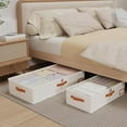 Under Bed Storage, 2 Pack Closet Organizers, Collapsible Container Bags ...