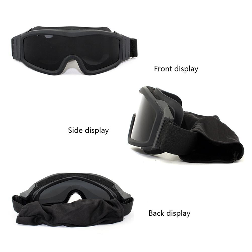 Offroad Goggles Outdoor Sports Goggles With 3 Interchangeable Lens ...