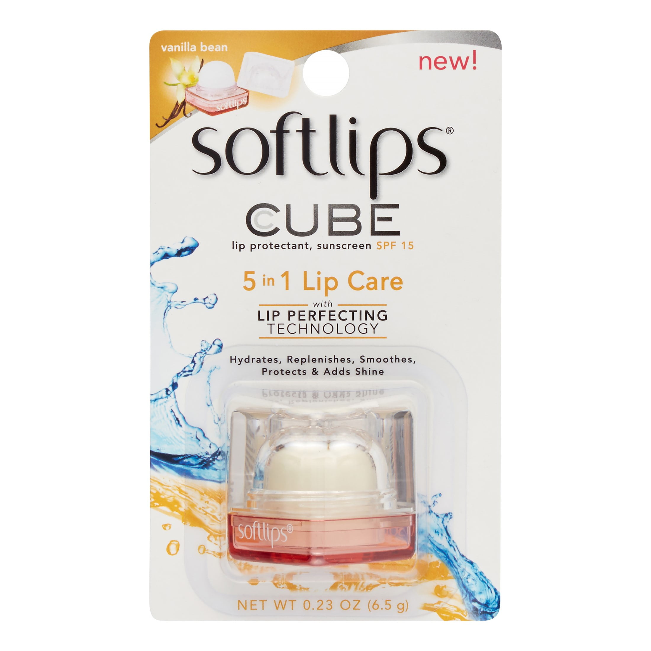 Softlips Cube Lip Protectant with SPF 15, Vanilla, 0.23 oz - Walmart.com