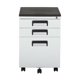 Calico Designs Metal Rolling 3-Drawer Vertical Filing Cabinet - Walmart.com