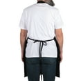 Mainstays Chef Kitchen Apron, 28" x 32" Cotton Bib Apron with Pockets ...