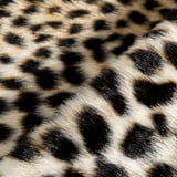 yingda1992 Leopard Print Area Rug, Soft Faux Fur Shaggy Carpet for ...