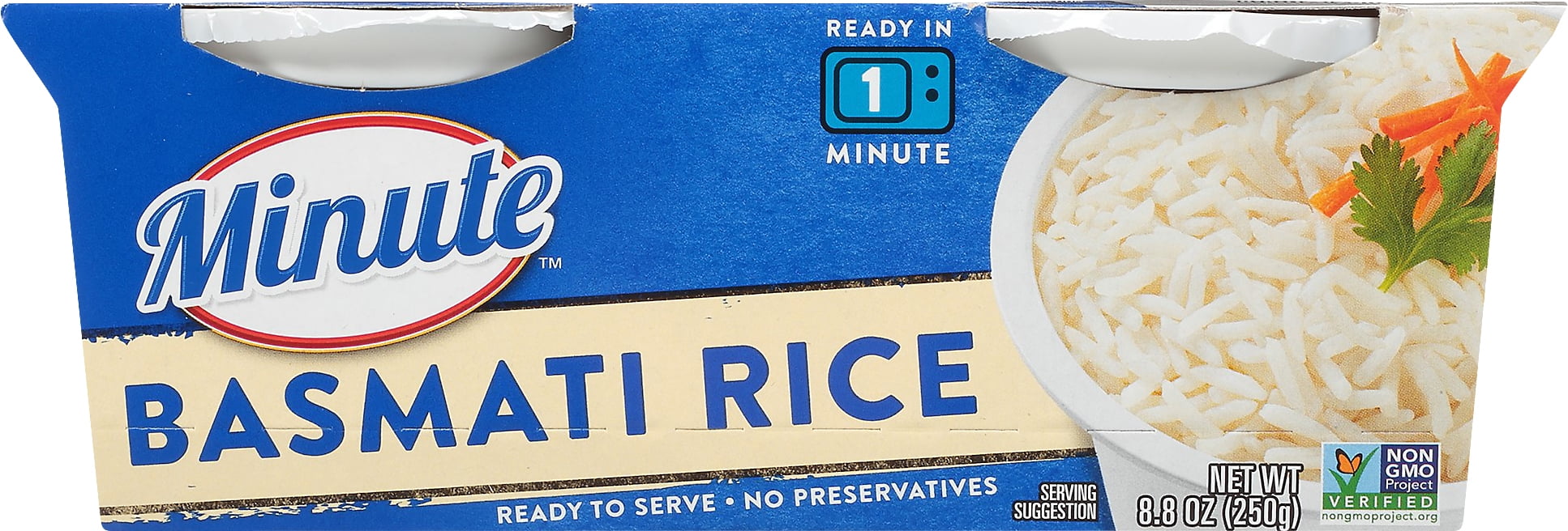 Minute Ready to Serve Basmati Rice, Aromatic Long Grain Rice, Quick ...