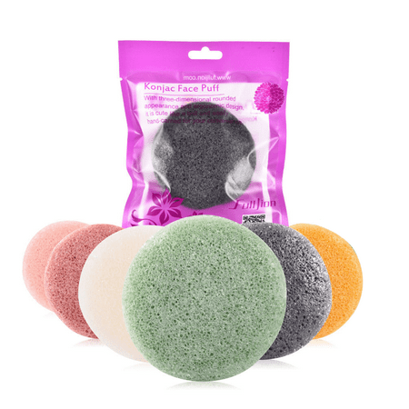 Face Cleaning Sponge Round Face Cleanser Round Round Face Face Cleaning ...