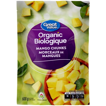 Great Value Organic Mango Chunks | Walmart Canada