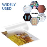 Tripumer 100 Pcs Plastic Laminating Sheets 12 x 8.6 inch Clear Thermal ...