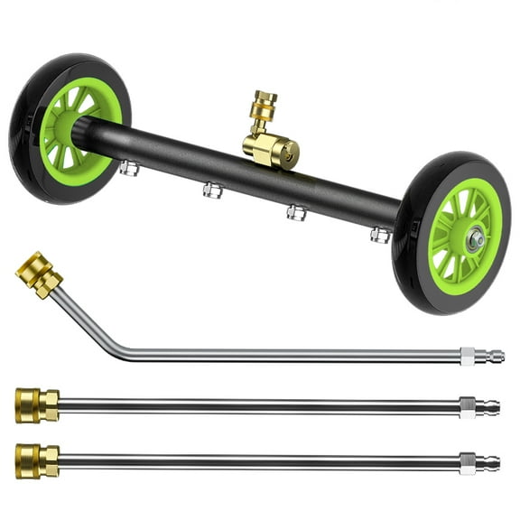 Undercarriage Washer Attachment 16", Surface Cleaner Water Broom with 3 ...