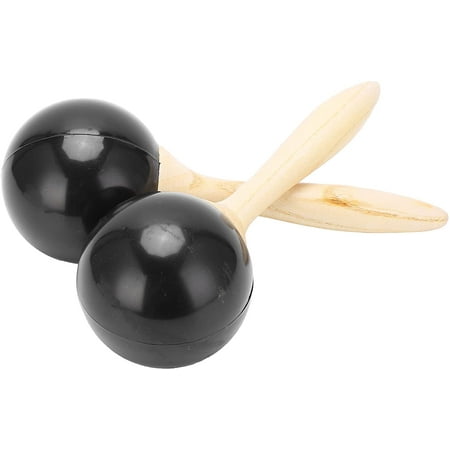 Crazy Sales Maracas Set, Black Wood Soft Angle Large Black Maraca for ...