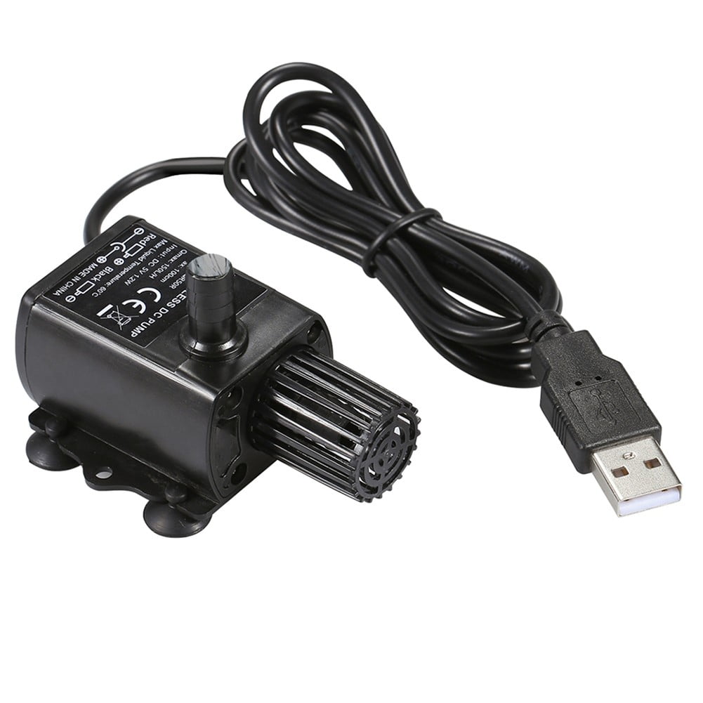 Compact USB Aquarium Pump with Filter and Adjustable Flow Rate Features ...